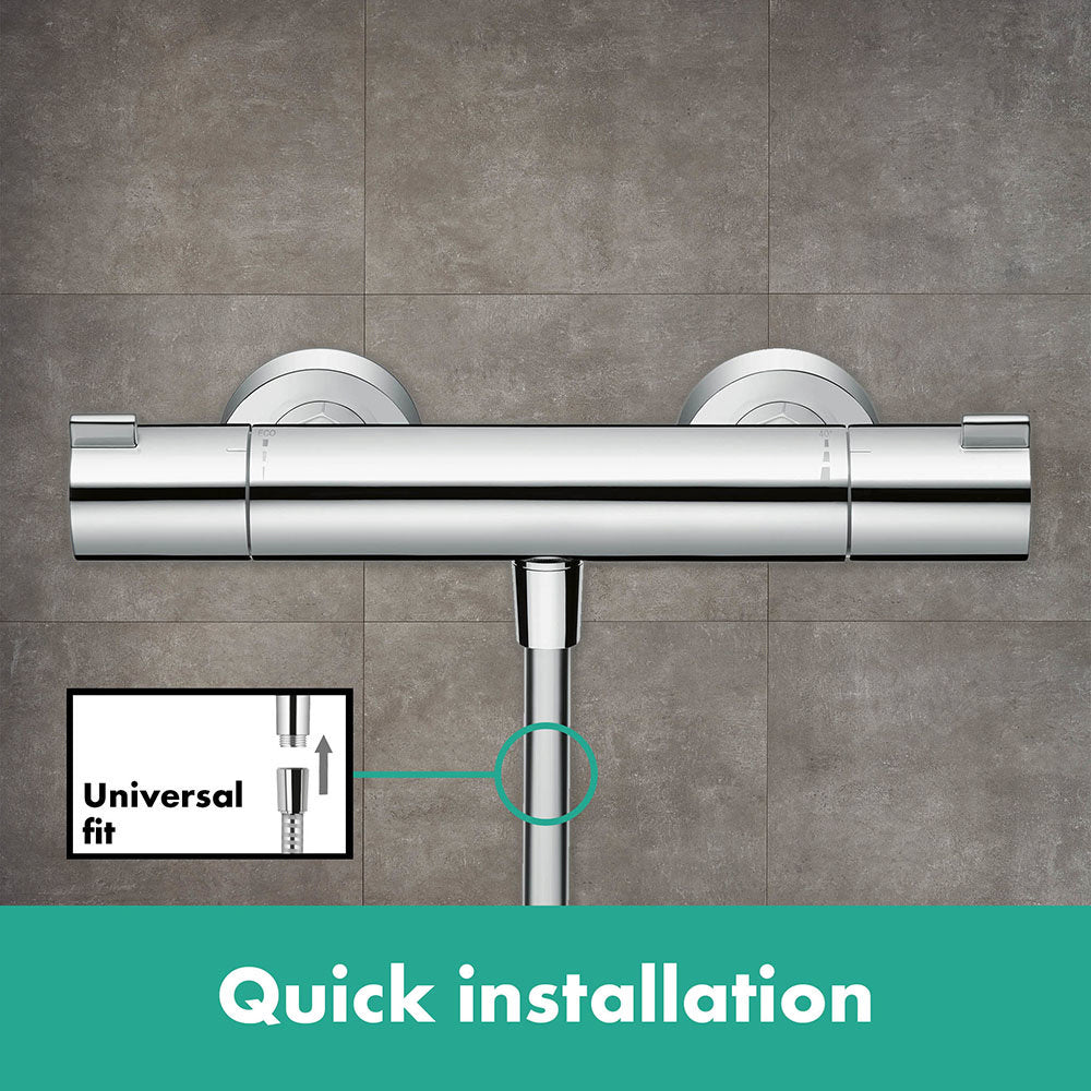 hansgrohe 漢斯格雅 Crometta 恆溫 淋浴龍頭 滑桿組 27813 27812 – 德意衛浴