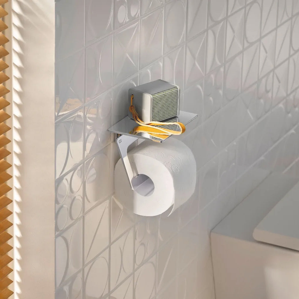 Emco 德國品牌 Art 衛浴配件 置物平台 衛生紙架 16000 – 德意衛浴